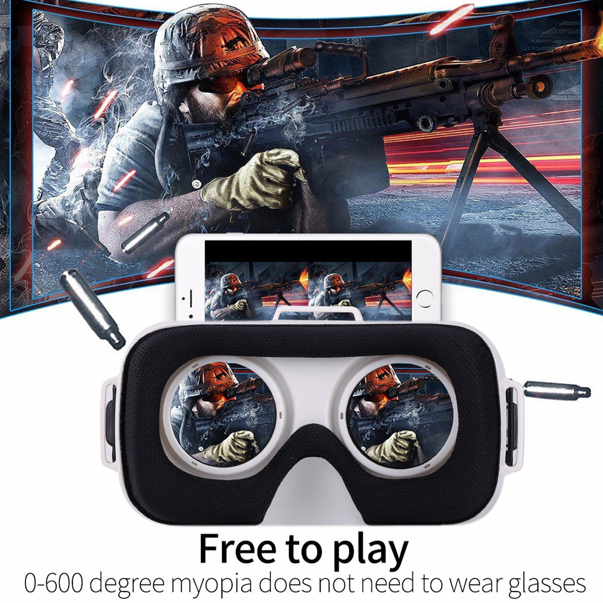 3D Virtual Reality Glasses – Skiverr